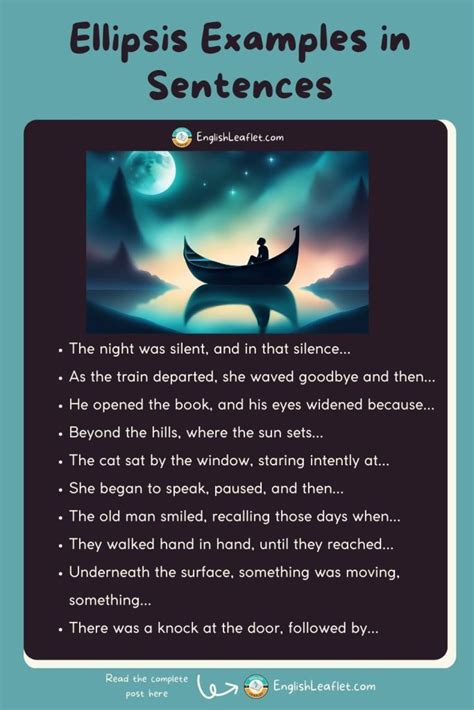 Ellipsis Examples In Literature And Sentences Englishleaflet