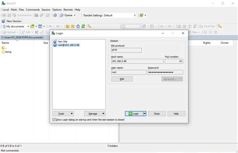 linux network file transfer using rcp scp and using winscp to transfer files between windows