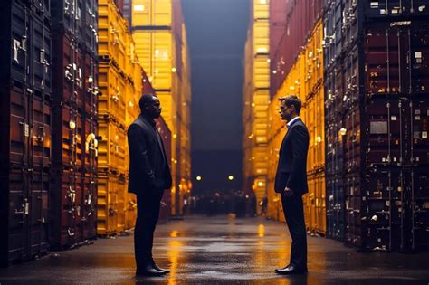 Premium Ai Image Two Engineering Workers With A Tablet