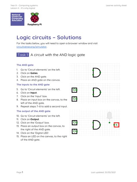 A2 Solutions Logic Circuits Pdf Logic Gate Computing