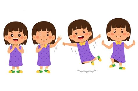 وکتور دختر بچه⭐دانلود 70 طرح وکتور دختر بچه زیبا