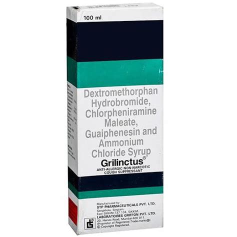 Grilinctus Syrup ग्रिलिन्क्टस सिरप Uses Price