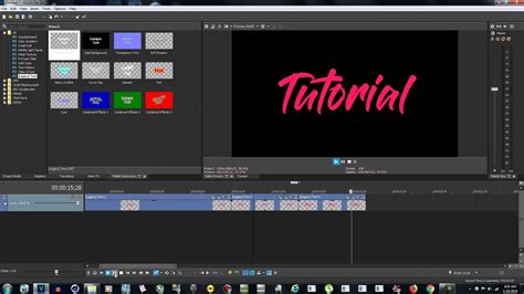 Write On Text Effect Sony Vegas Tutorial Part 2 YouTube