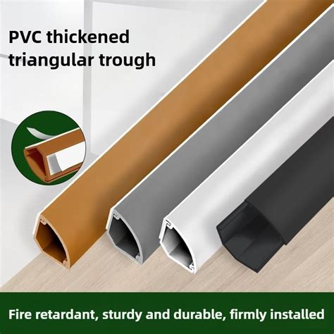 Pvc Corner Trunking Exposed Triangle Trunking Electrical Wire Cover Strip Corner Trunking