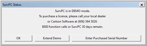 Survpc 30 Day Evaluation Mode