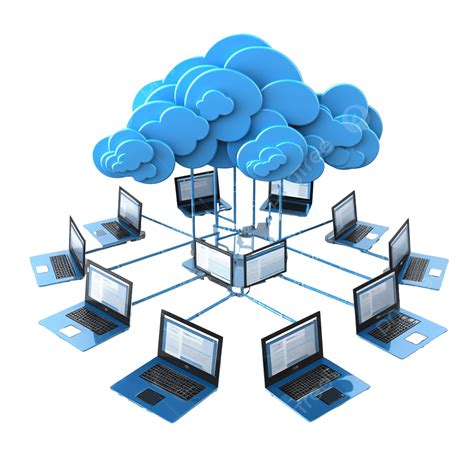 Cloud Computing Sharing Files Through The Cloud Connecting To An Online