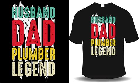 Husband Dad Plumber Legend Graphic By Grand Mark · Creative Fabrica