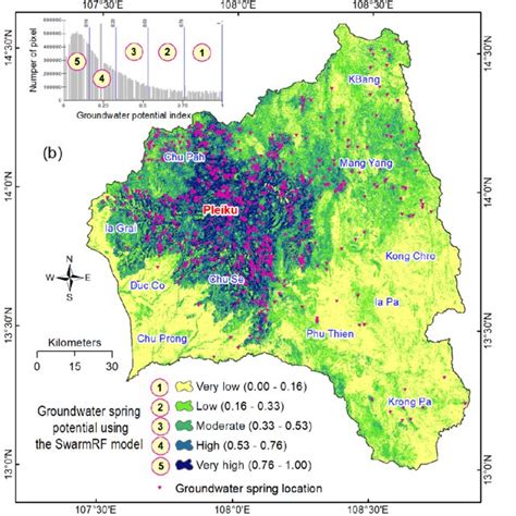 Groundwater Spring Potential Map For Gia Lai Province Using A The Download Scientific