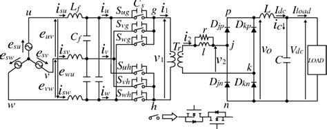Figure 1 From High Frequency Link Acdc Converter Using Matrix Converter With Soft Switching