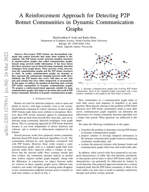 pdf a reinforcement approach for detecting p2p botnet communities in