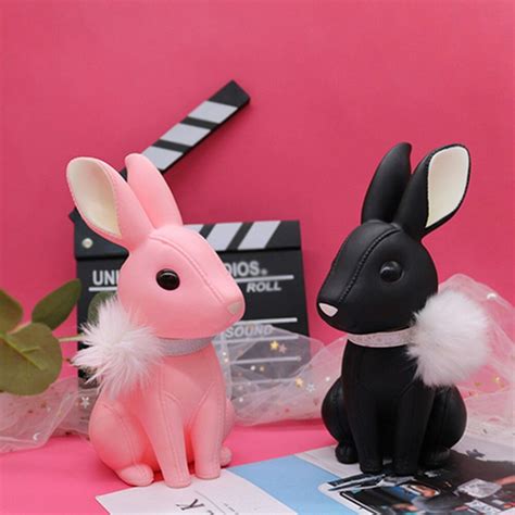 Badu Bg Деликатна заешка касичка за пари Прекрасен подарък за рожден ден Кученце Касичка