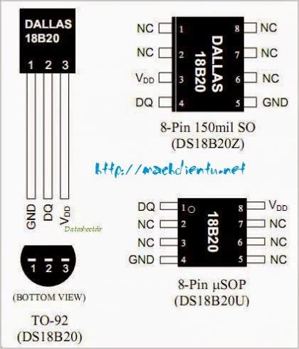 DS B Wire Communication LED Temperature Display