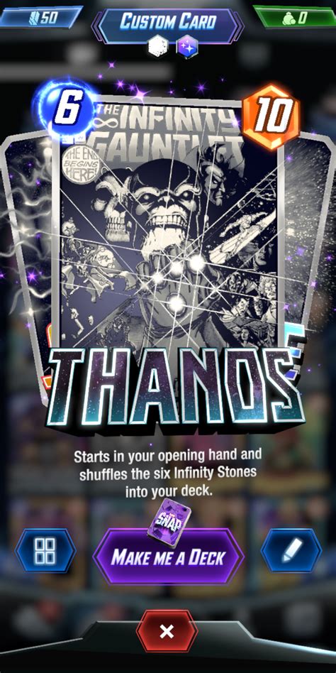 Im so glad for the bonus boosters feature. I don't even play thanos lol : r/MarvelSnap