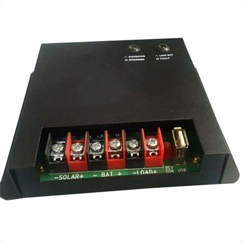 Black Pwm Solar Charge Controller 12 24V 10Amp Led Display At Best Price In New Delhi Nexn