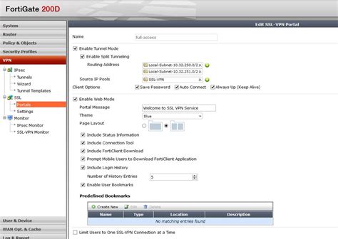 Fortigate SSL VPN Configuration On TravelingPacket A Blog Of Network Musings