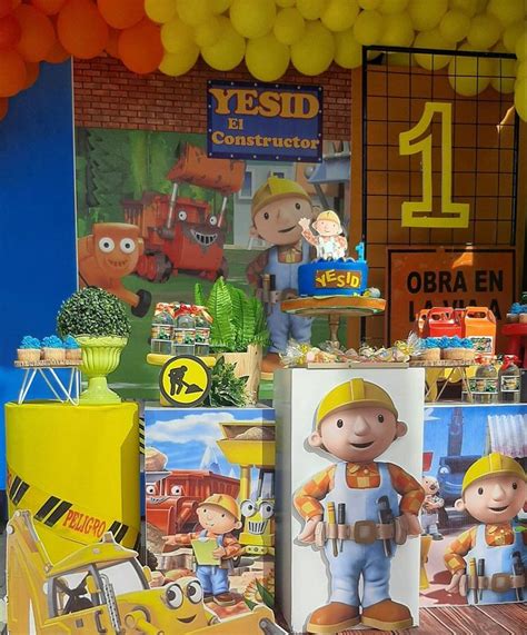 Bob El Constructor Fiesta Bob El Constructor Decoracion Cumpleaños 1