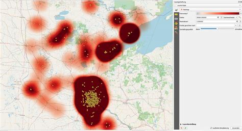 Qgis What Causes The Could Not Create Destination Layer Error When Creating A Heatmap