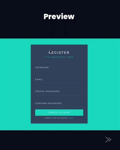 Javascript Projects Code💻 Learn🚀 Animated Registration Form Using Html Css And Javascript