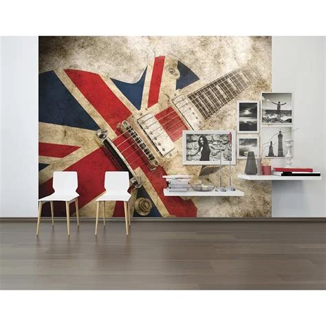 사용자 정의 벽 스티커 영국 국기 벽 벽화 데칼 크리에이티브 디자인 홈 데코 사진 벽지 무료 배송 인기 판매벽지