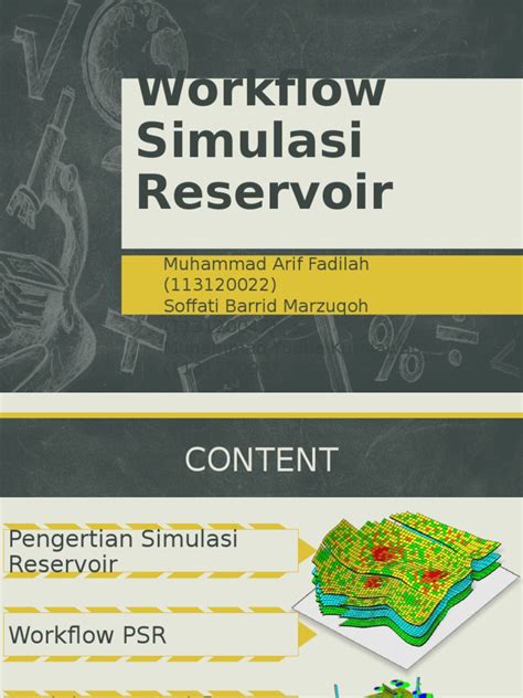 Workflow Simulasi Reservoir Pdf Sains And Matematika Komputer