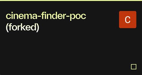 Cinema Finder Poc Forked Codesandbox Cinema Finder Poc Forked Codesandbox