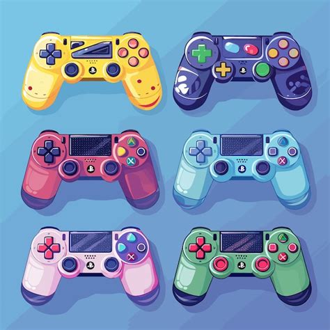 Gamepad Controller Icons Set Gamepad Joystick Vector Icons Gamepad