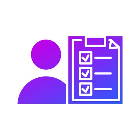 Qualification Generic Flat Gradient Icon