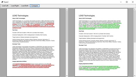 Document Comparison Made Easy With Leadtools Leadtools Blog
