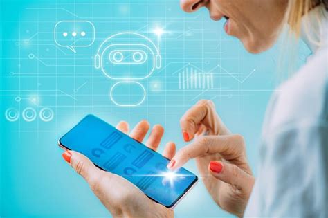 Premium Photo Chatbot Digital Robot Assistant Helping A Customer