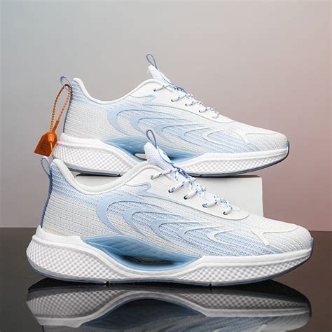Lace Up Front Breathable Road Running Shoes Casual Running Sneakres