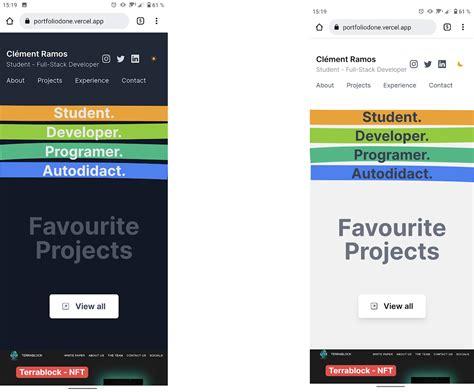 Github Clementramos Portfolio Simple Yet Beautiful Portfolio Used The React Framework