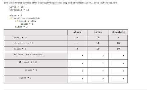 Solved And Threshold Your Task Is To Trace Execution Of The Chegg Com