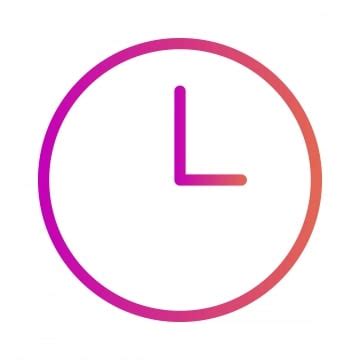 Isolation Silhouette Transparent Background Clock Design Icon Vector Isolated Vector