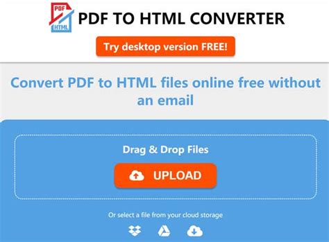 Top PDF To HTML Converters Available To Windows And Mac