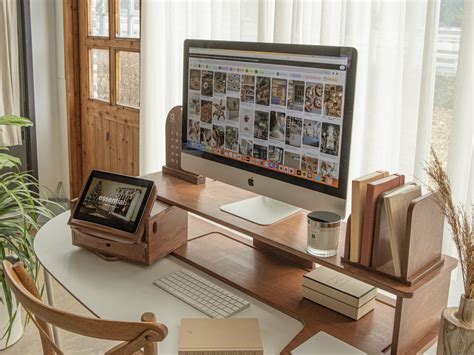 데스크테리어들 모여라 모니터선반과 테블릿거치대가 하나로 텀블벅 크리에이터를 위한 크라우드펀딩