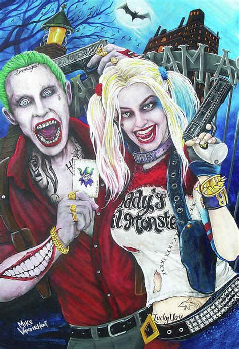 Joker And Harley Quinn Poster Harley Quinn Joker Suicide Squad Movie