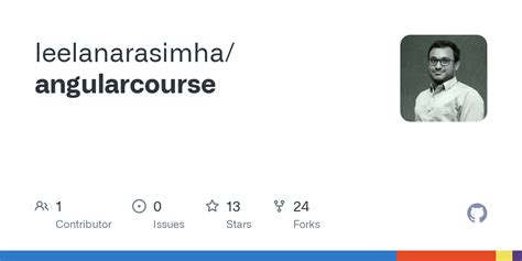 Github Leelanarasimhaangularcourse