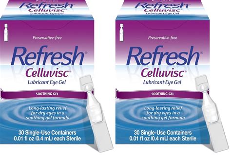 Refresh Celluvisc Lubricant Eye Gel Drops Single Use