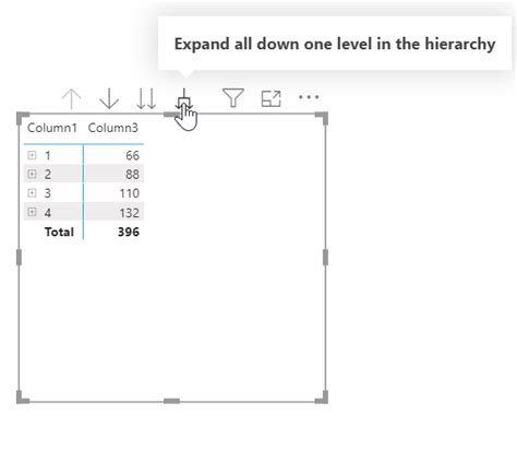 Expandableshrink Table Row Microsoft Fabric Community