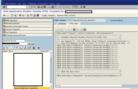 Using Sicf Parameter ~itsmobiledeviceinclude I A Sap Community
