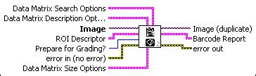IMAQ Read Data Matrix Barcode 2 VI LabView NI Vision Documentation