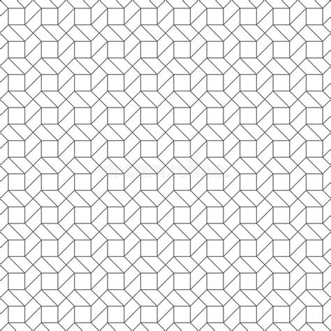 Seamless Pattern Geometric Background Unusual Lattice Stock Vector Illustration Of Floor