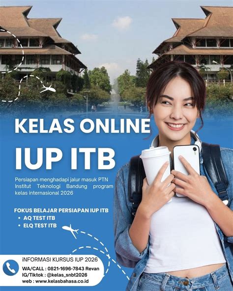 Pendaftaran Kursus Persiapan Iup Itb