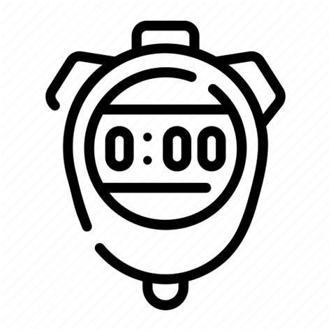 Stopwatch Chronometer Wait Timer Time Icon Download On Iconfinder
