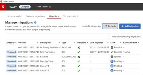 Sql Server Working With Memory Optimized Tables Flyway Product