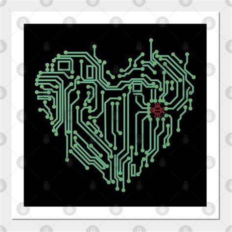 Computer Chip Art Print Circuit Board
