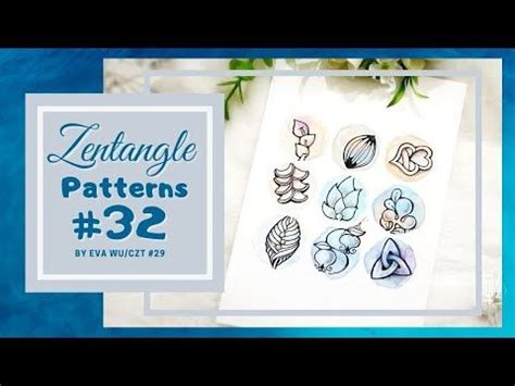 329 easy Zentangle patterns grid for beginners 禪繞畫 禪繞圖樣 九宮格 How to dra Doodles zentangles