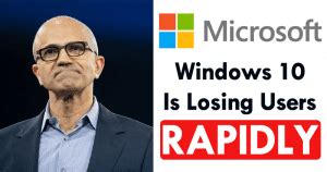 OMG Microsoft Windows Is Losing Users Rapidly