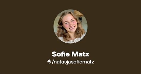 Sofie Matz | Instagram, TikTok | Linktree
