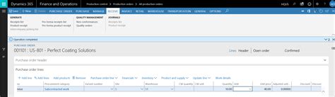 subcontracting supply chain management dynamics 365 microsoft learn